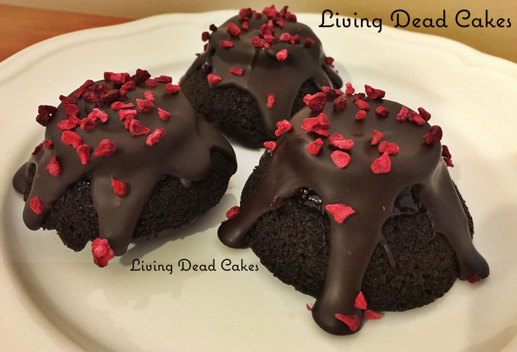 RaffaCakes: Chocolate raspberry “Jaffa” cakes – Living Dead Cakes